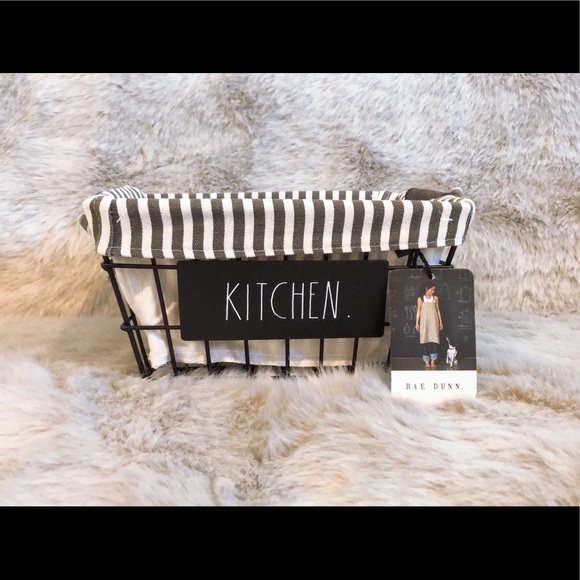 Rae Dunn | Storage & Organization | Rae Dunn Kitchen Basket Bin Storage ...